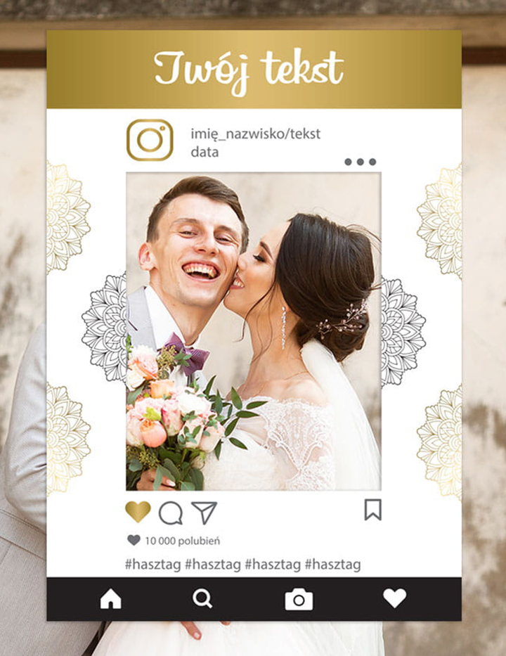 Ramka do Fotobudki, Fotoramka, Ramki do Robienia Zdjęć Polaroid, Foto ...